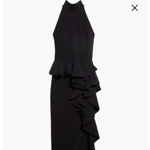 Chiara Boni | Dresses | Chiara Boni La Petite Robe Halter Neck Cascade ...